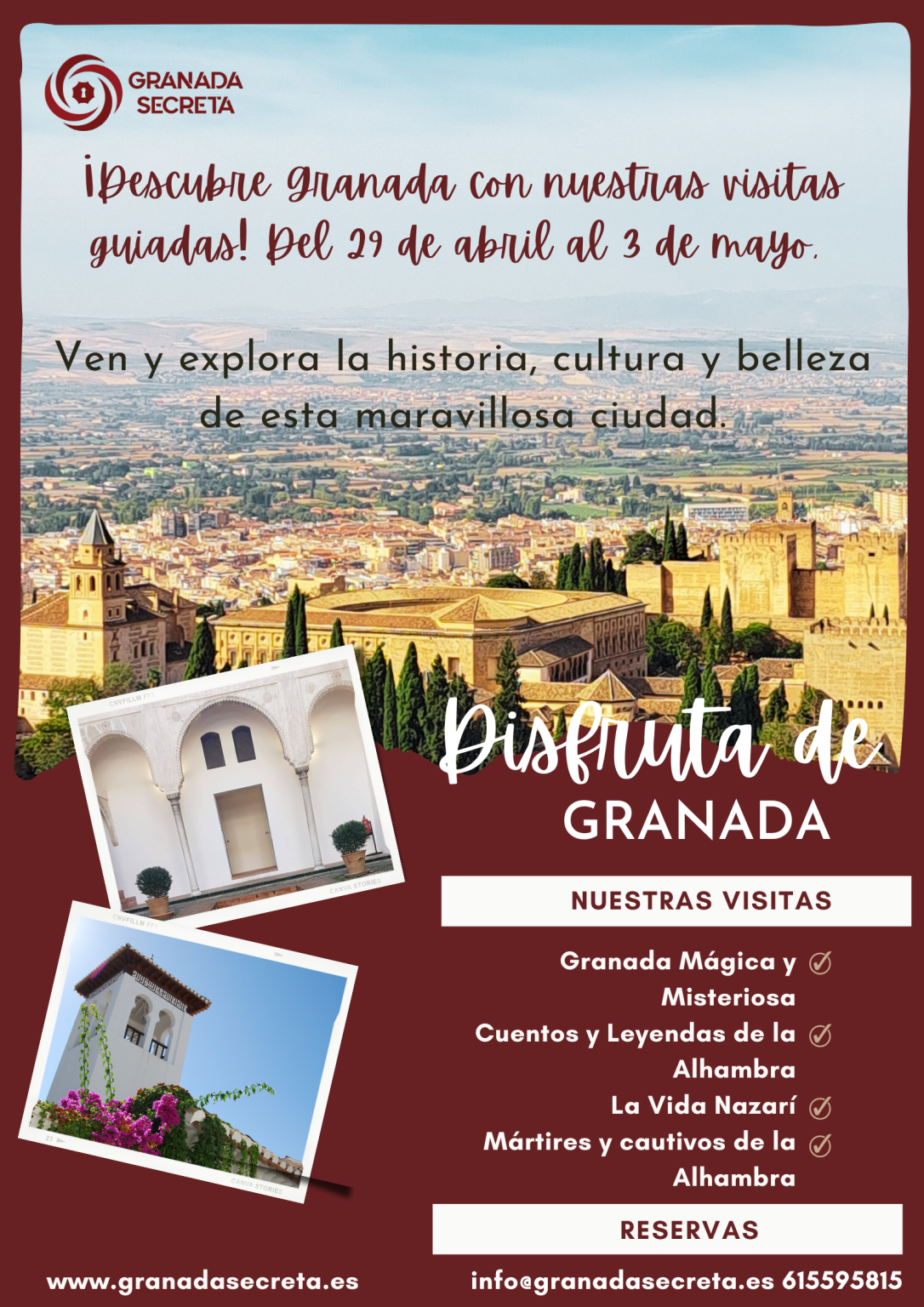 Visitas guiadas puente de Mayo - Granada Secreta